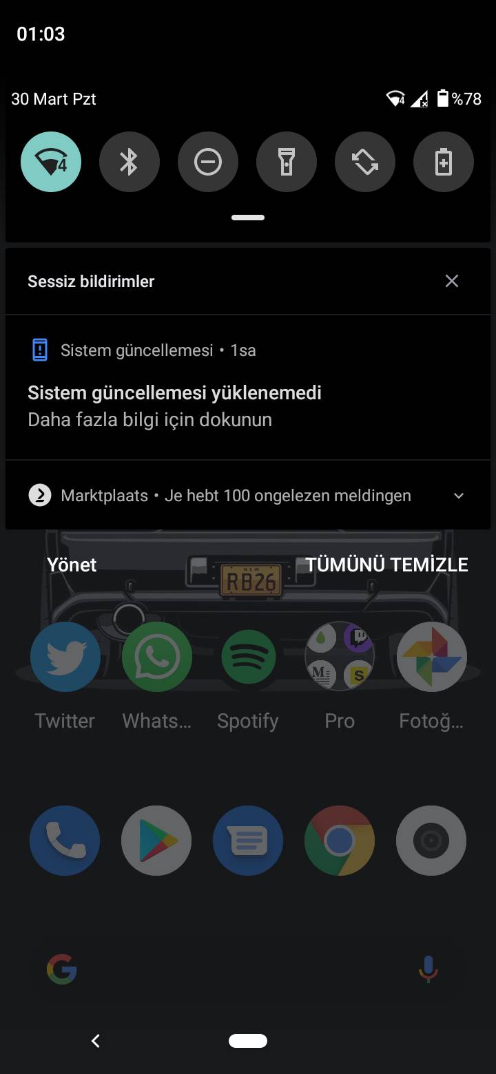 how can i delete this annoying update warning ? | Scrolller
