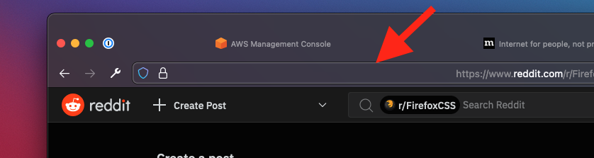 How can I finish off my macOS Firefox transparency to make the border around the urlbar ...