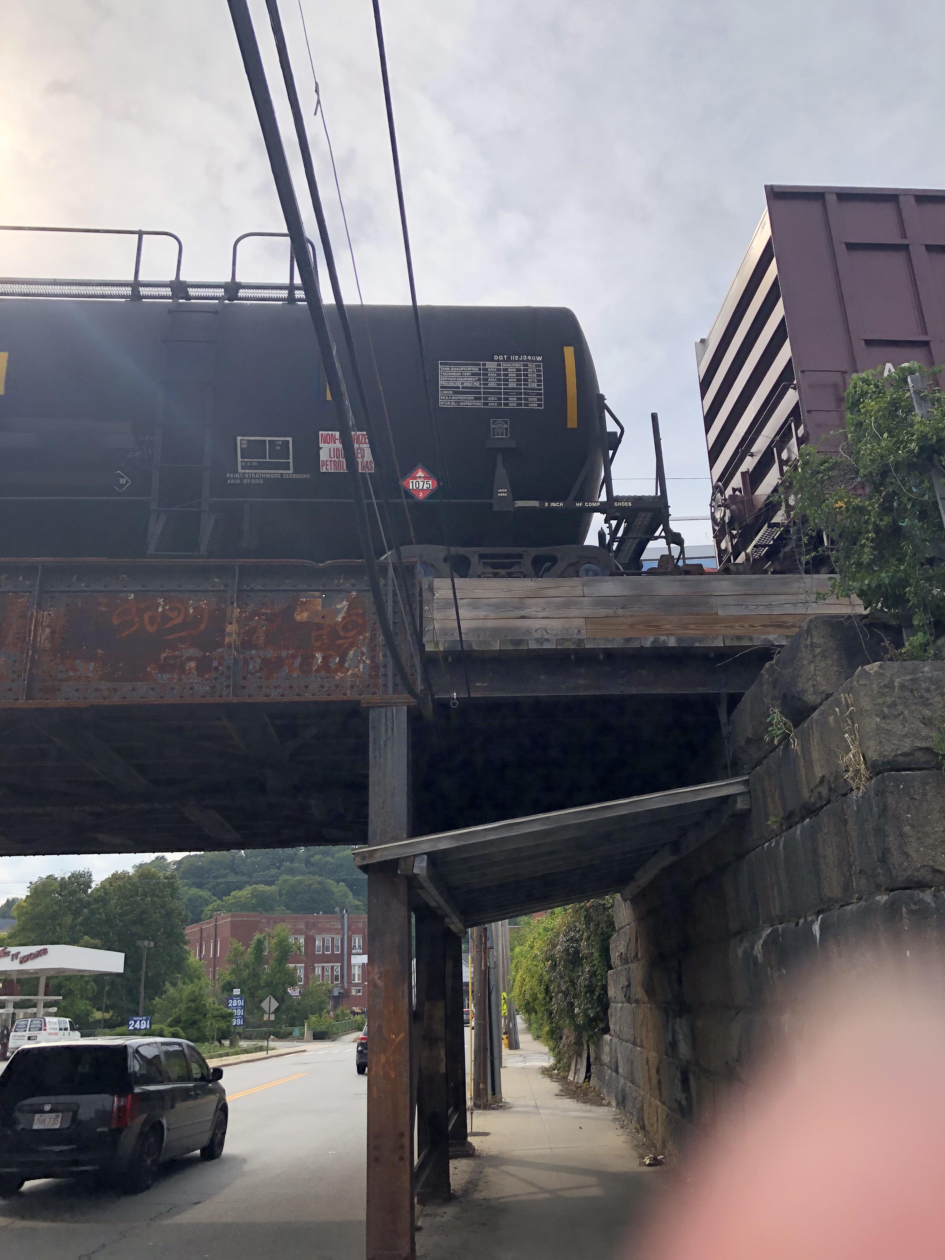 How close the train is on this bridge | Scrolller