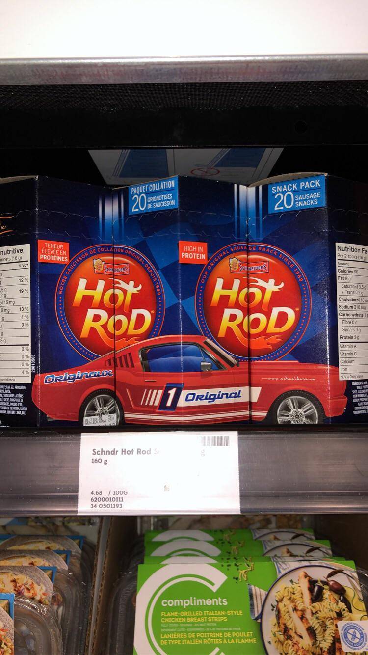 How the Hot Rod Pepperoni Stick boxes line up | Scrolller