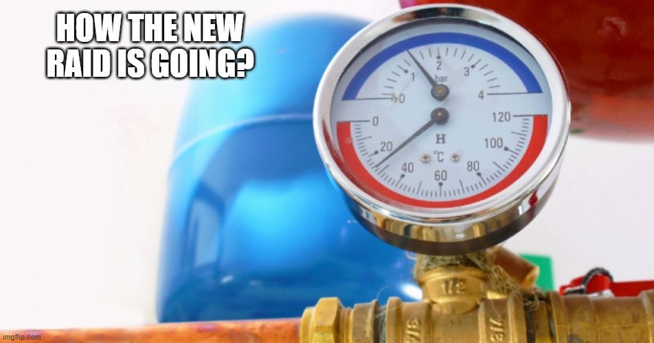 How the new raid is going? | Scrolller