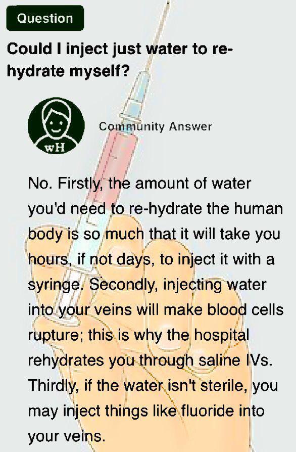 How to Inject Into a Vein. | Scrolller