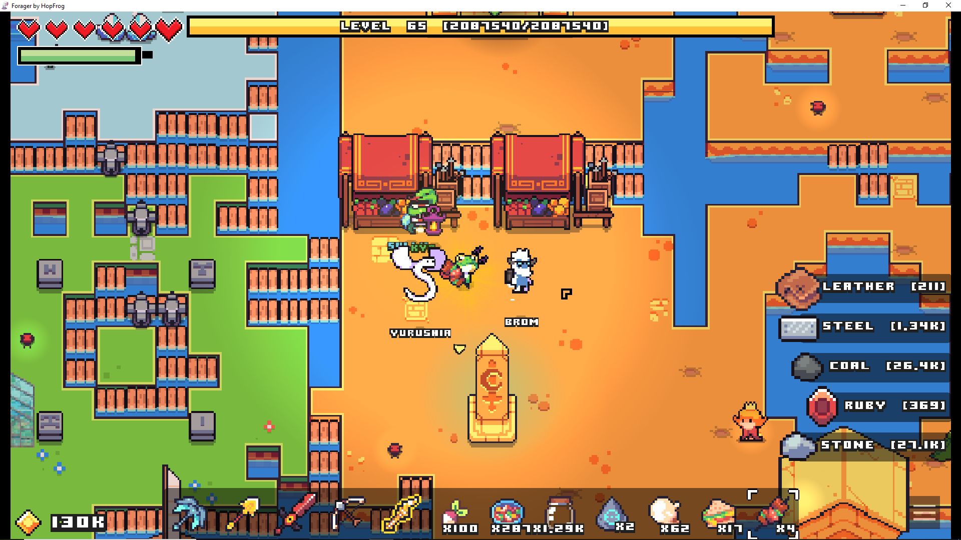 How to re-equip stuff?(Need to re-equip hammer and some other stuff) | Scrolller