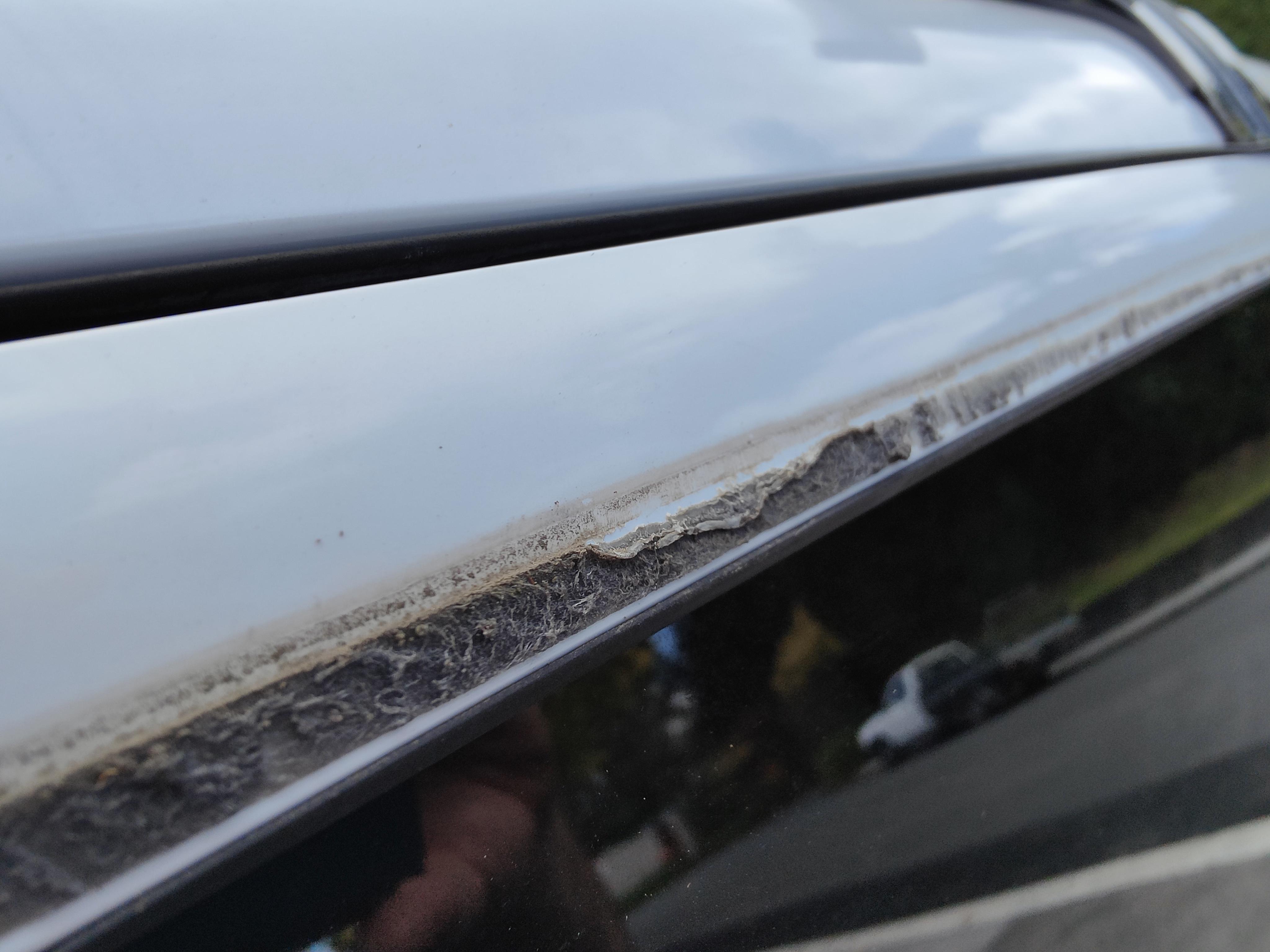 How to safely remove monsoon shield adhesive from car. What remover solution can I use? | Scrolller