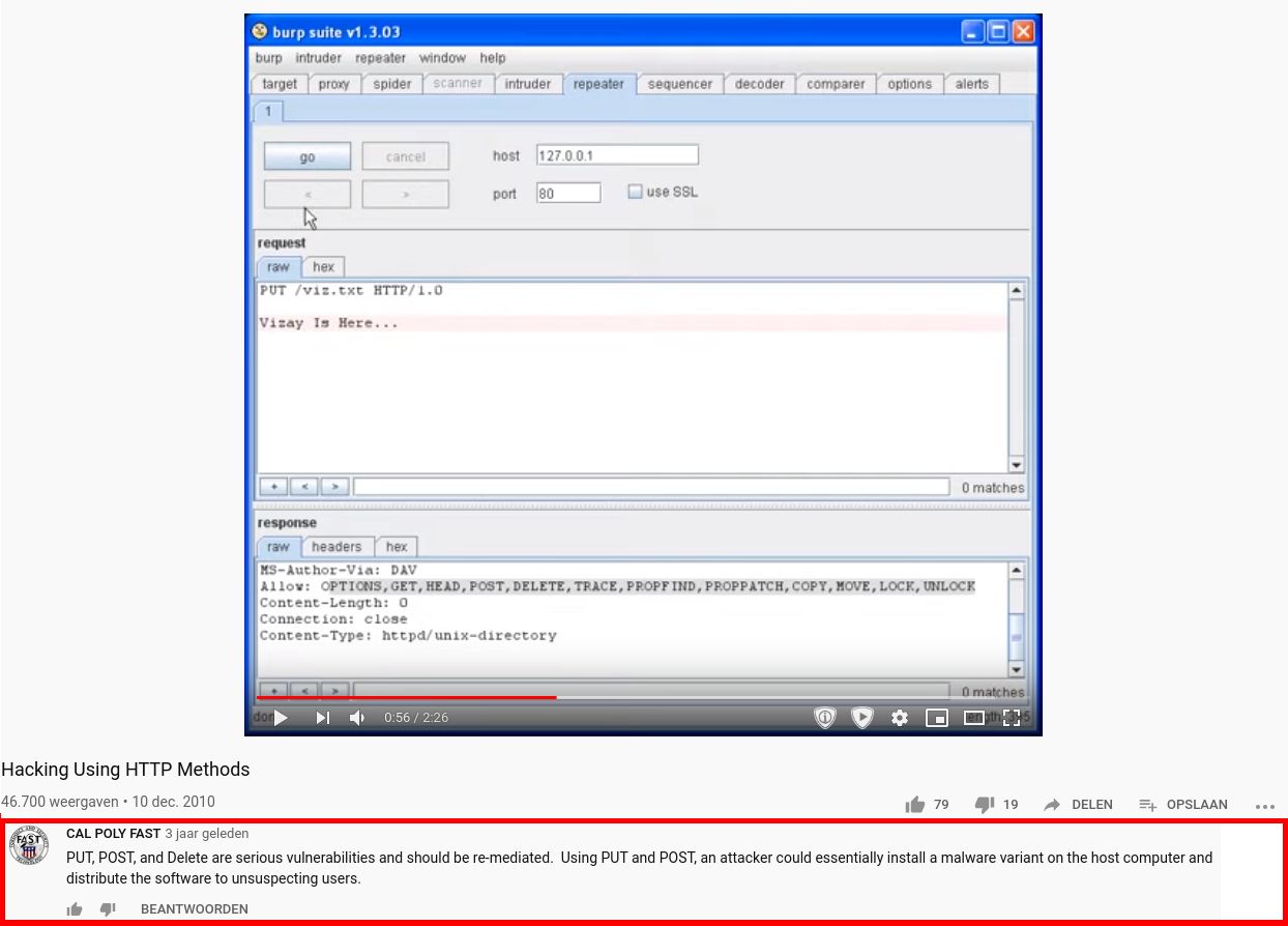 HTTP Methods PUT, POST and DELETE are dangerous! | Scrolller