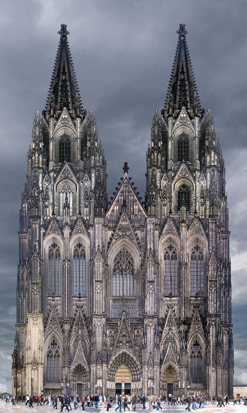 Cologne Cathedral in Cologne, Germany. It's the largest church in ...