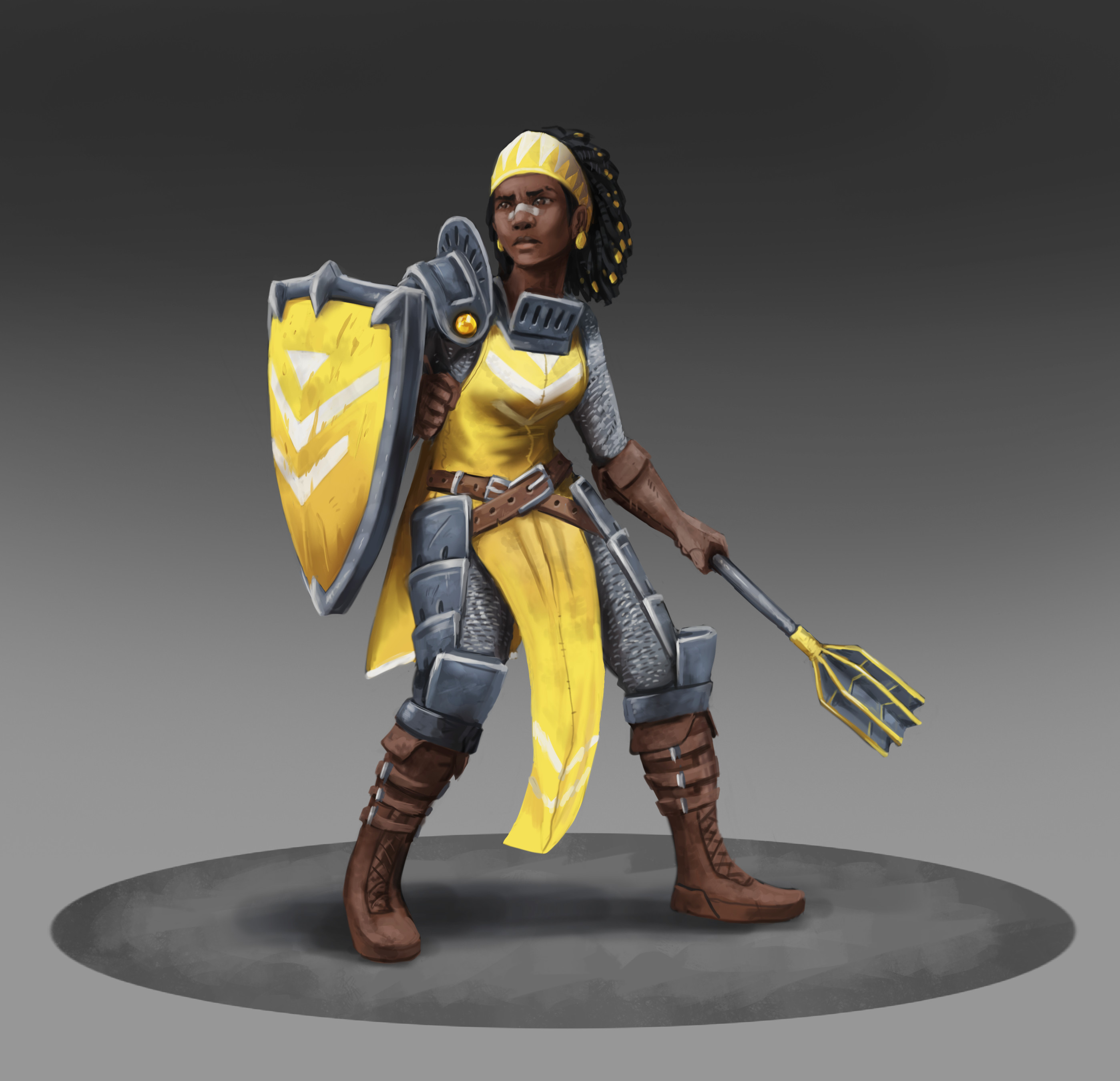Human Cleric Class by Ricardo Rivera | Scrolller