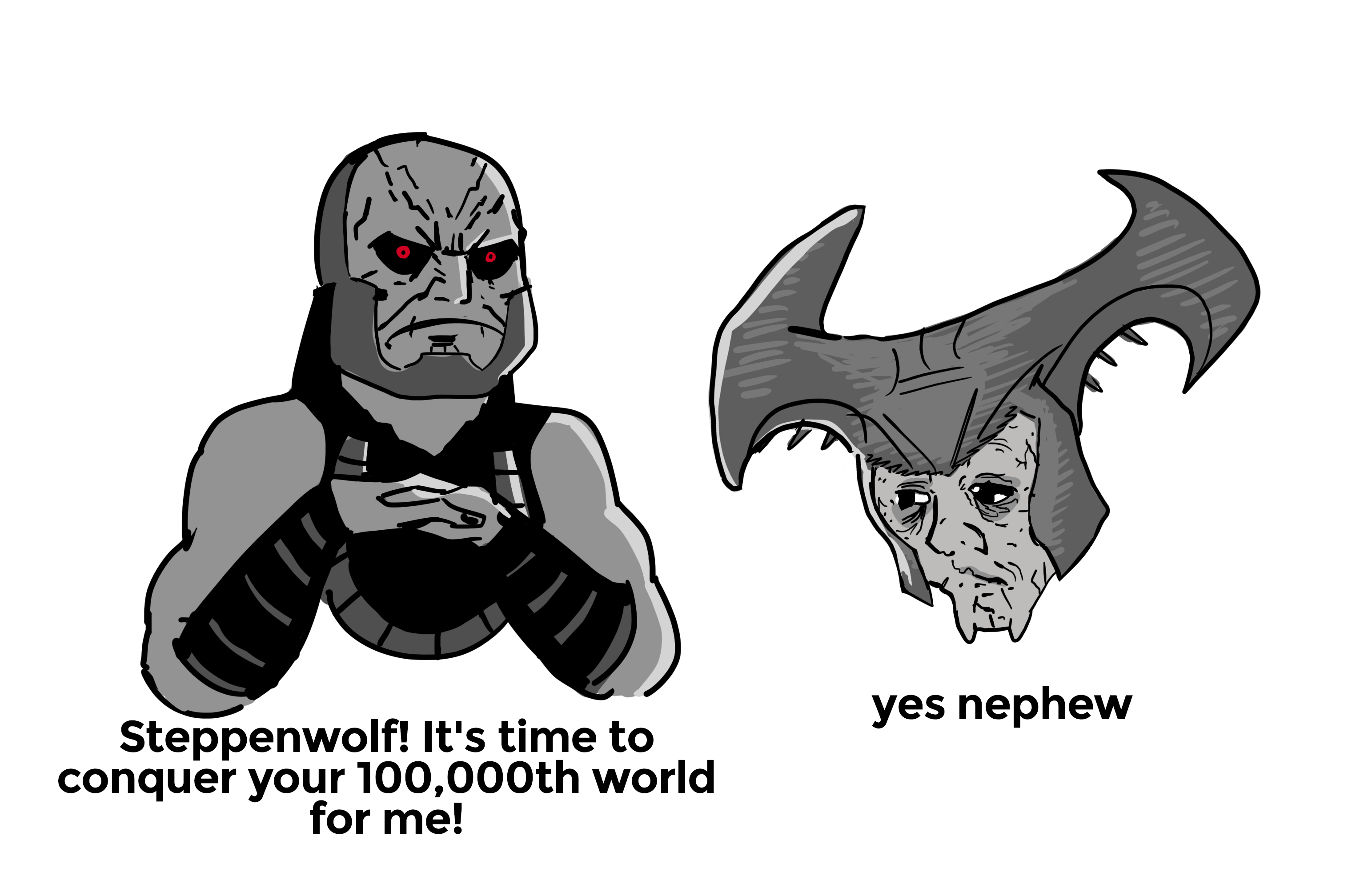 HUMOR: Darkseid and Steppenwolf's relationship in Zack Snyder's Justice League in one picture ...