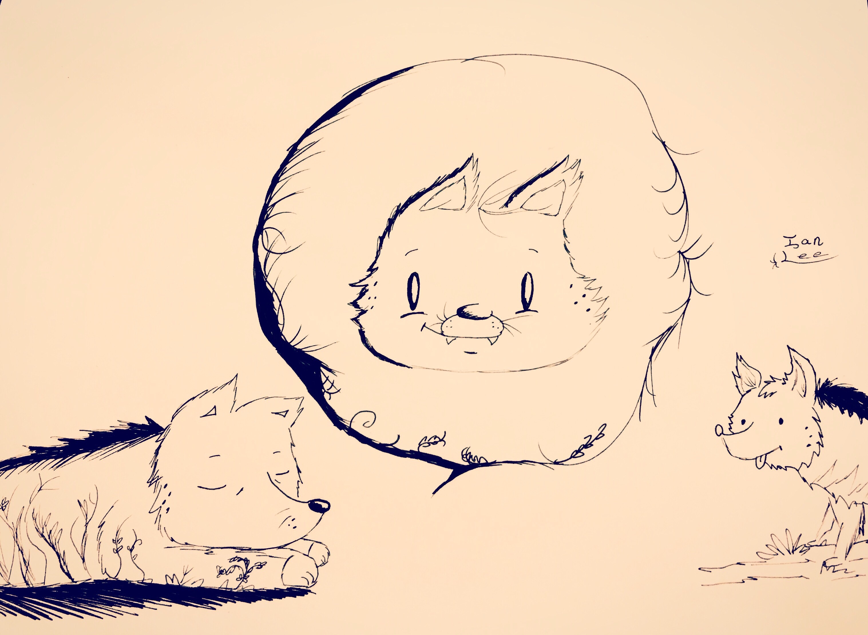 Hyena doodles | Scrolller