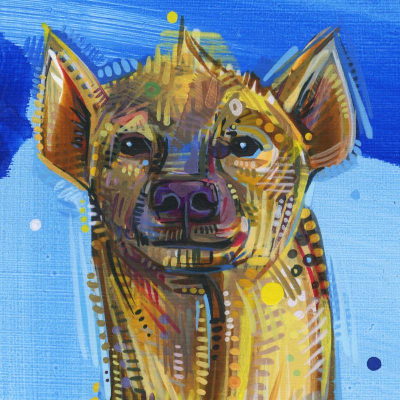 Hyena painting | Scrolller
