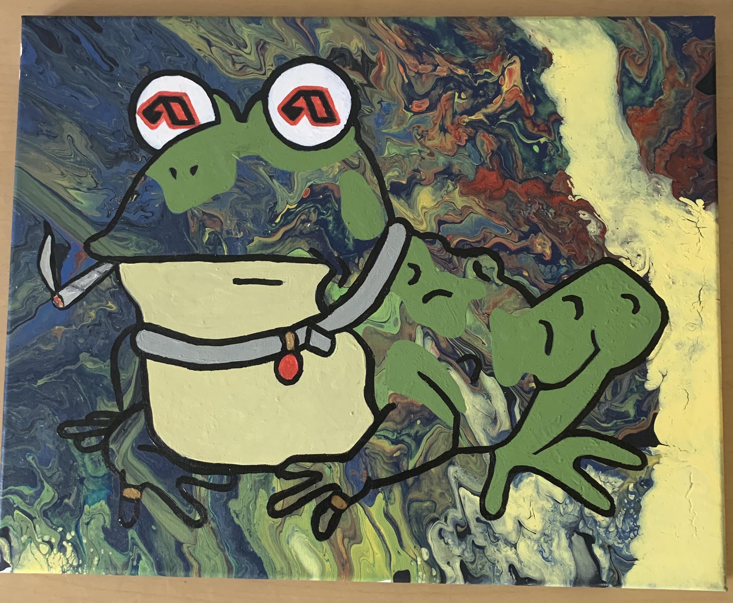 Hypno toad x Anjuna - painted by my friend | Scrolller