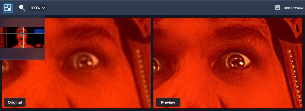 I AI upscaled a part of Clu's face | Scrolller