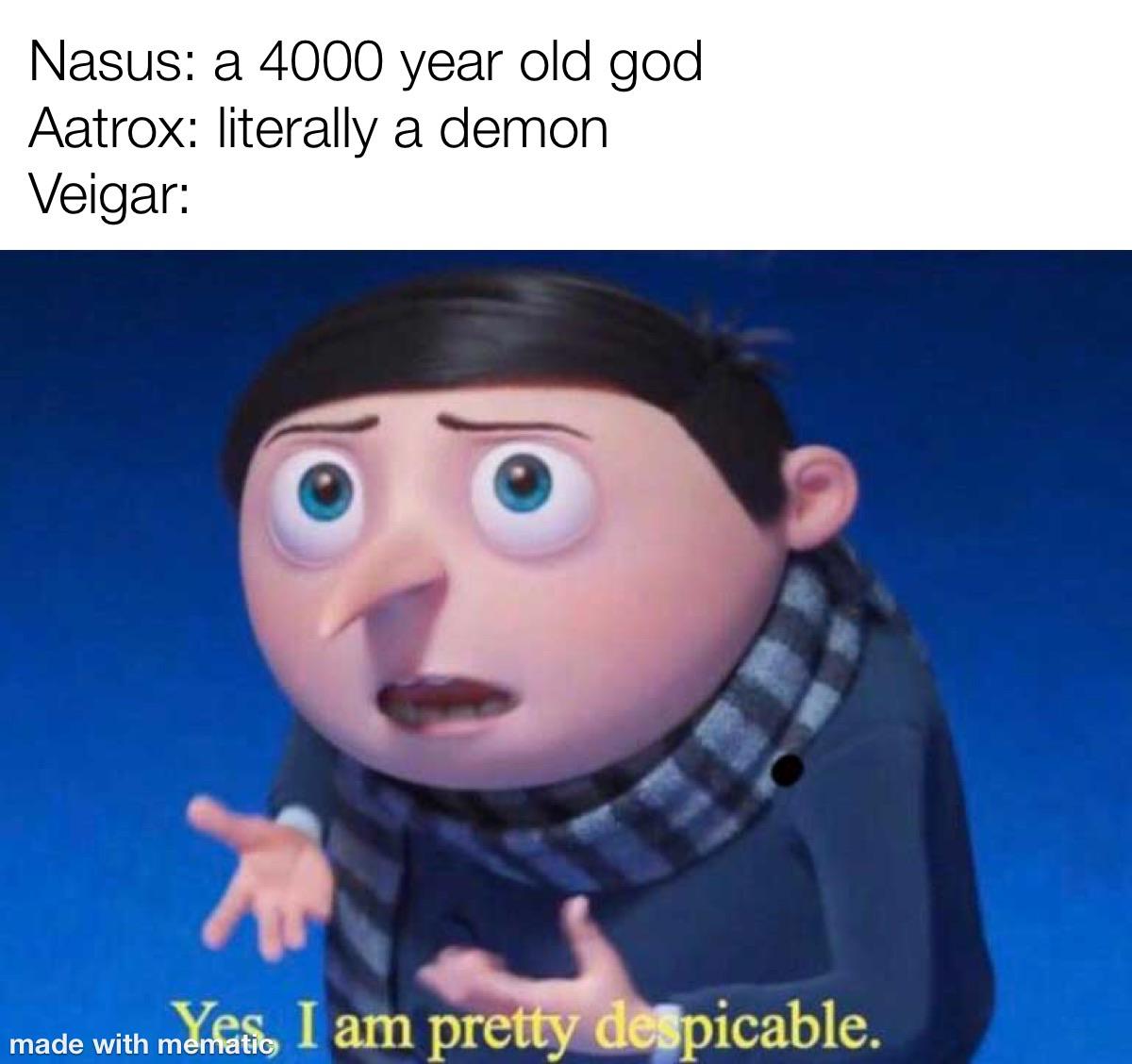 I am evil. STOP LAUGHING | Scrolller