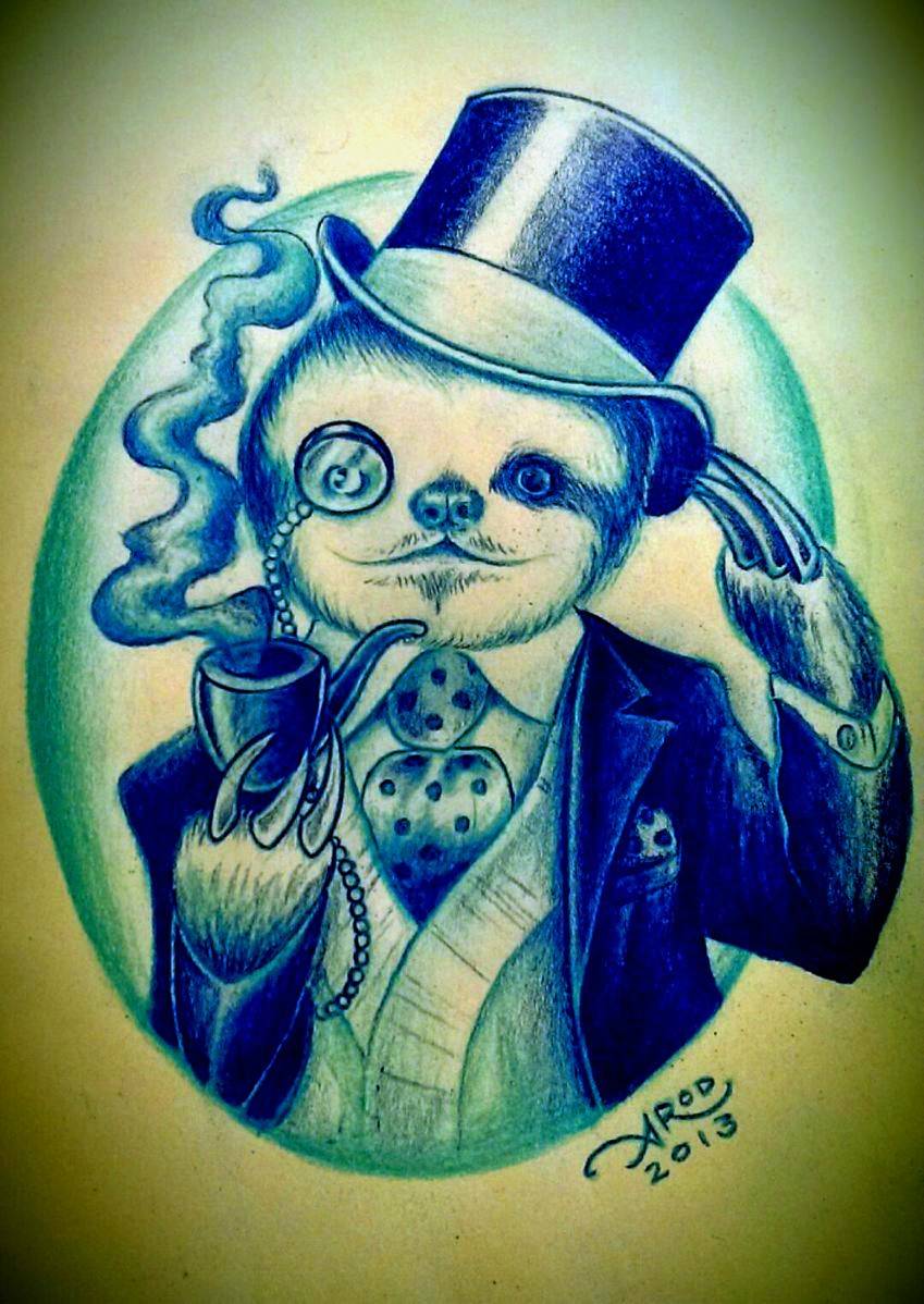 I Asked My Tattoo Artist To Draw A Sloth For Me | Scrolller