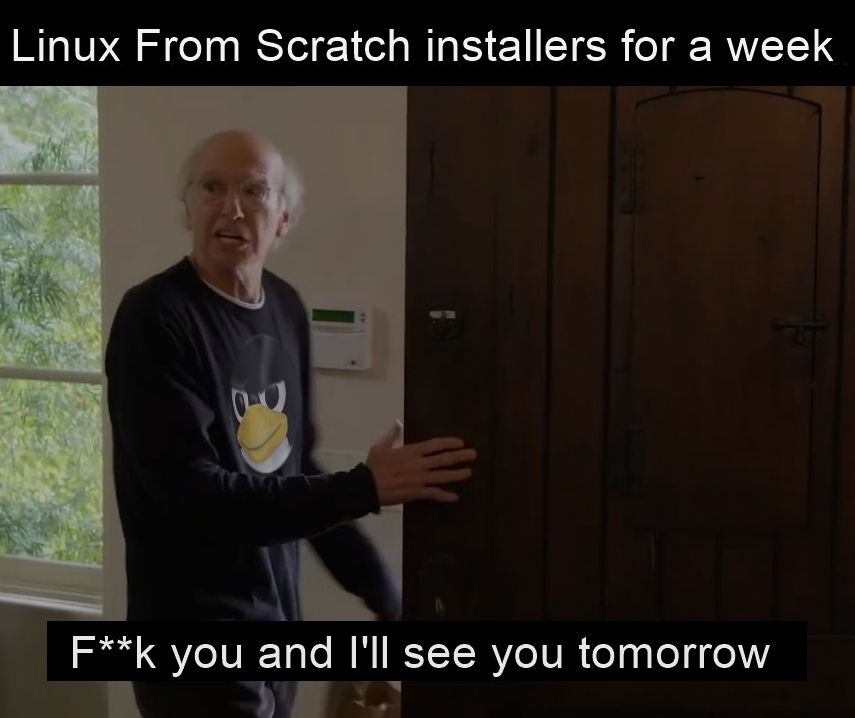 I can't even imagine myself installing Arch. | Scrolller