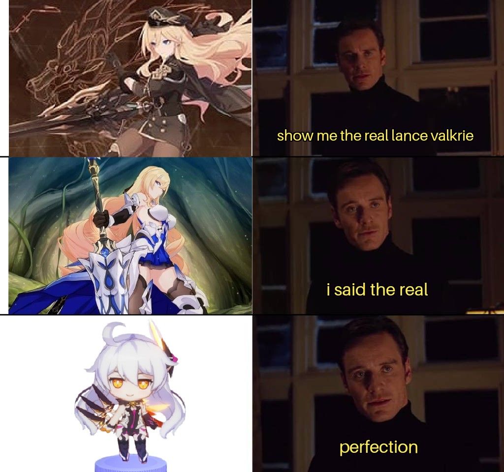 I cant say she is the strongest.. But that God tuna got 3 lance on her back.. Bahahahaha ...