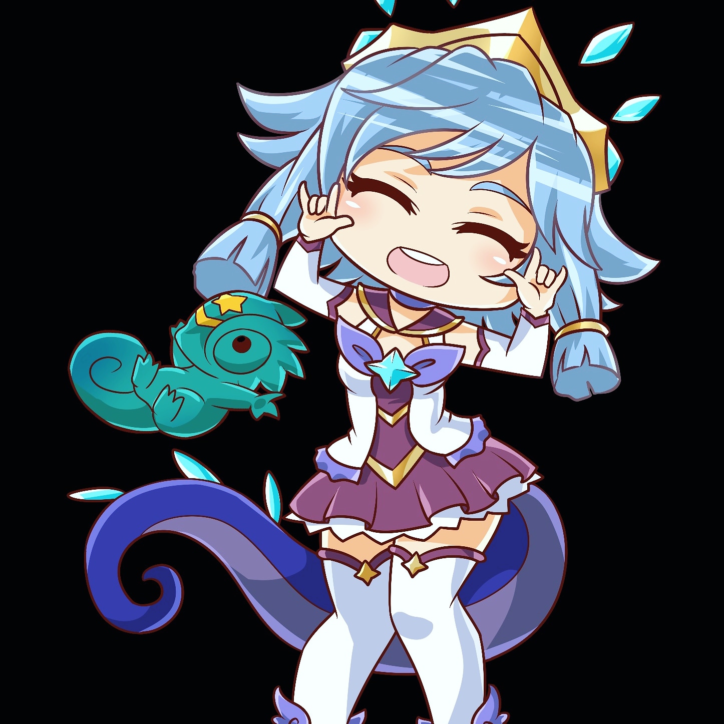I comissioned star guardian chibi neeko! | Scrolller