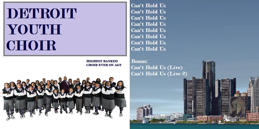 I created an album concept art for the Detroit Youth Choir | Scrolller