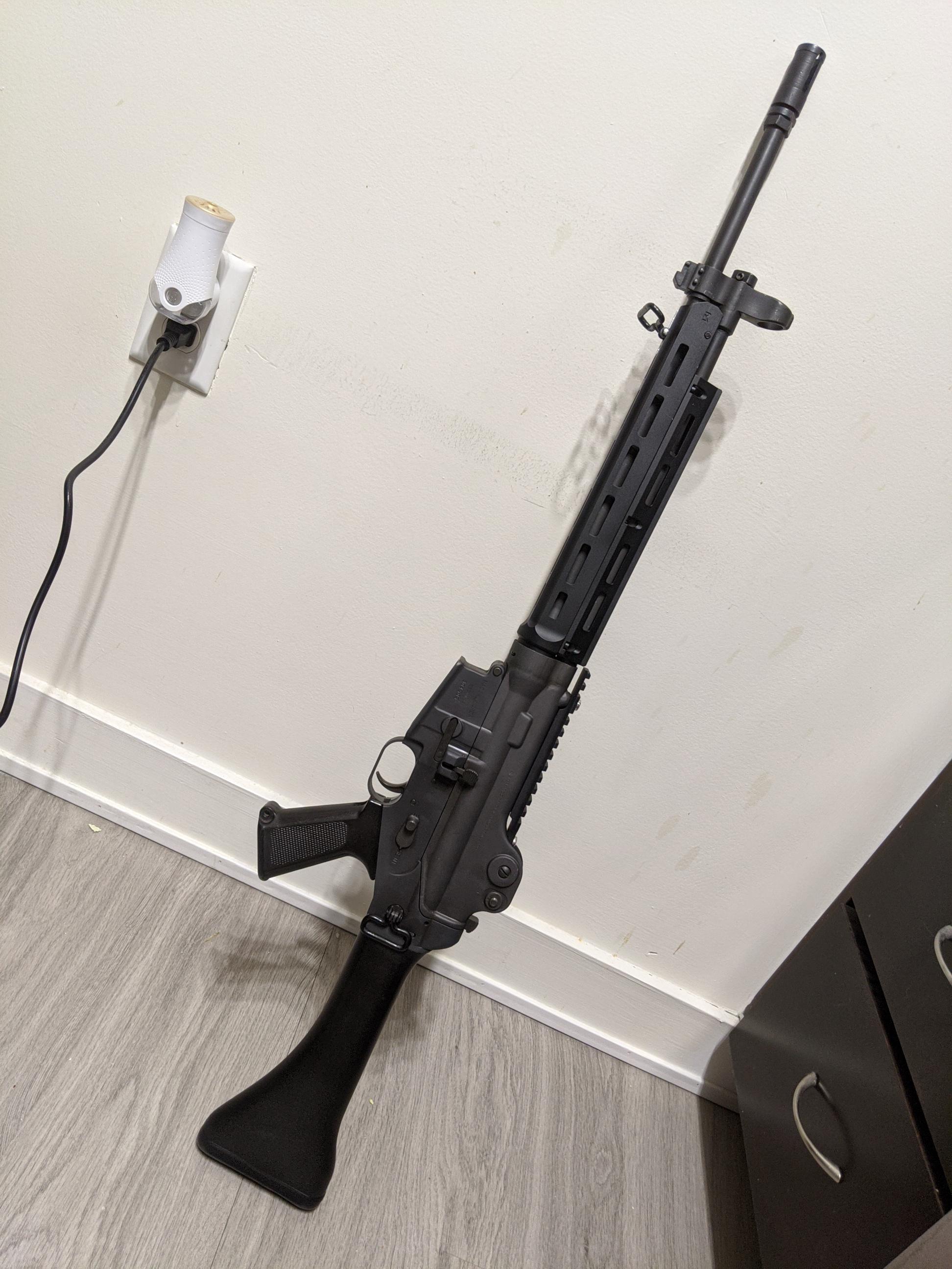 I custom modded a FN FAL rail system to a Daewoo K2 | Scrolller