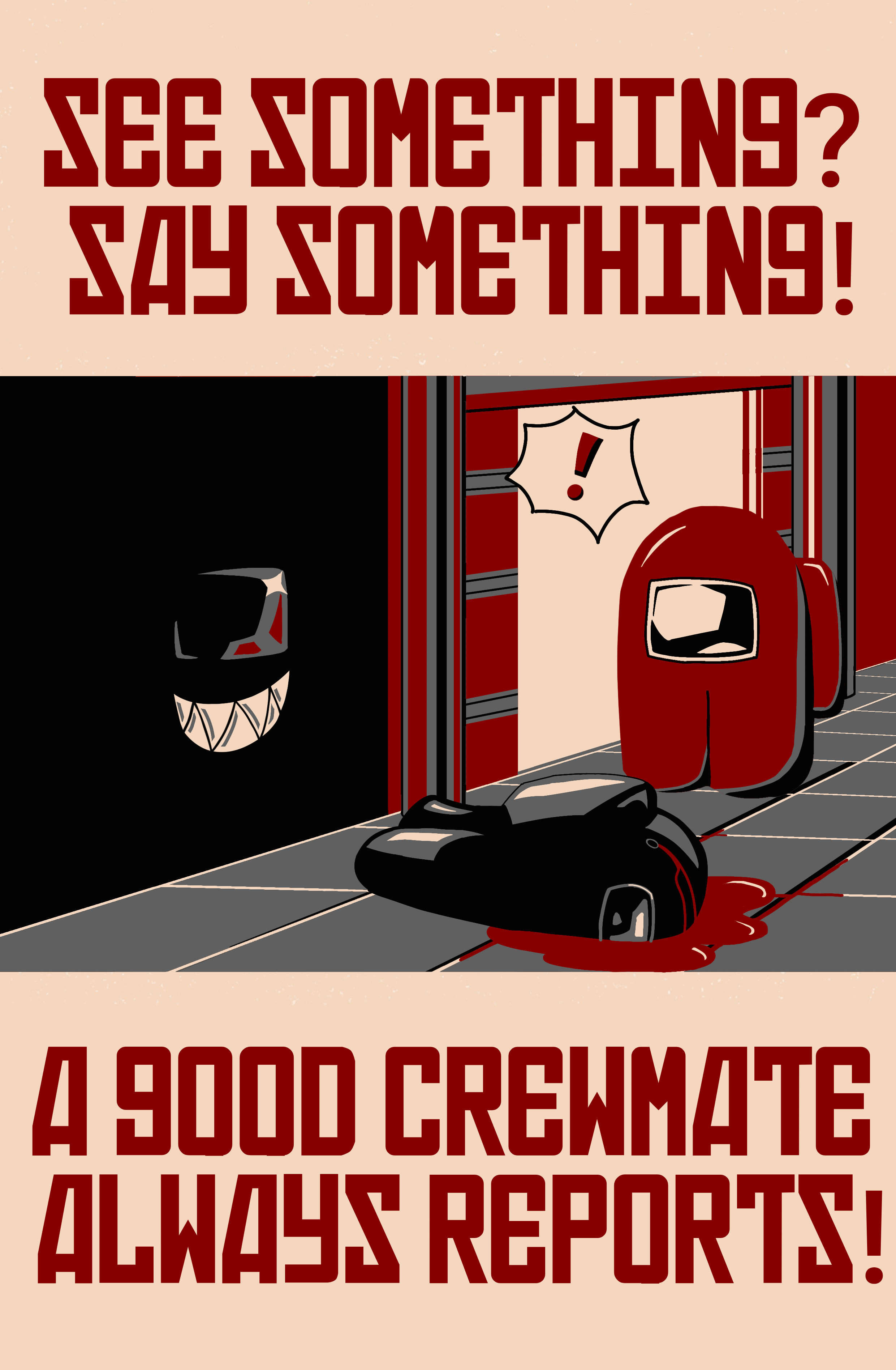 I decided to try to draw a propaganda poster after seeing something similar on this subreddit ...