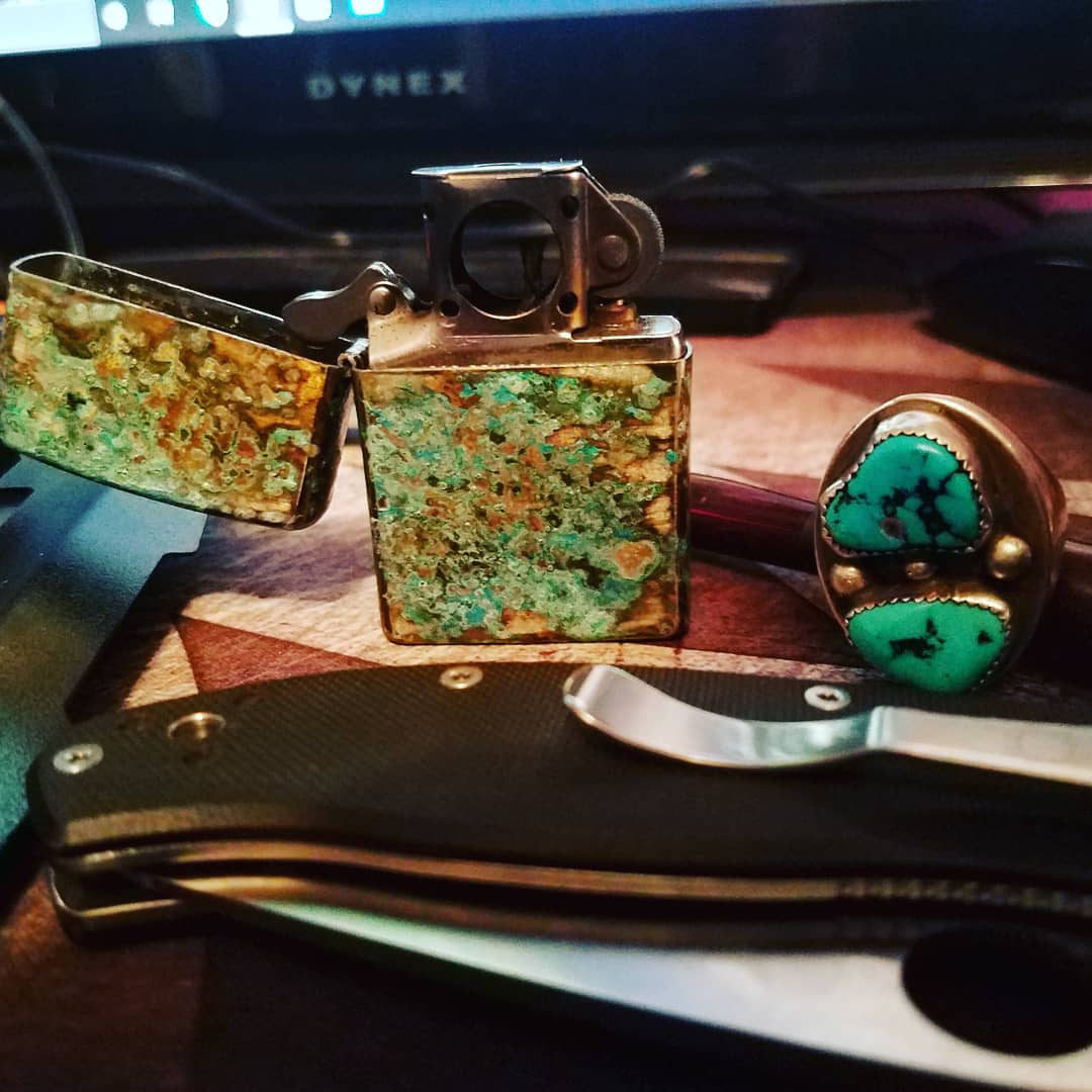 I did a force patina on my zippo. | Scrolller