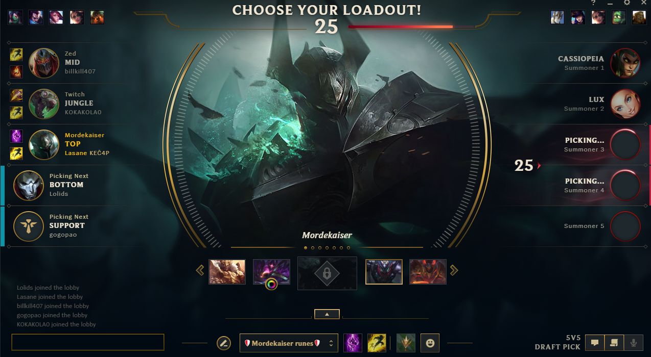 I don't own morde huh ( 6 skins, 300 k mastery 7 ) | Scrolller