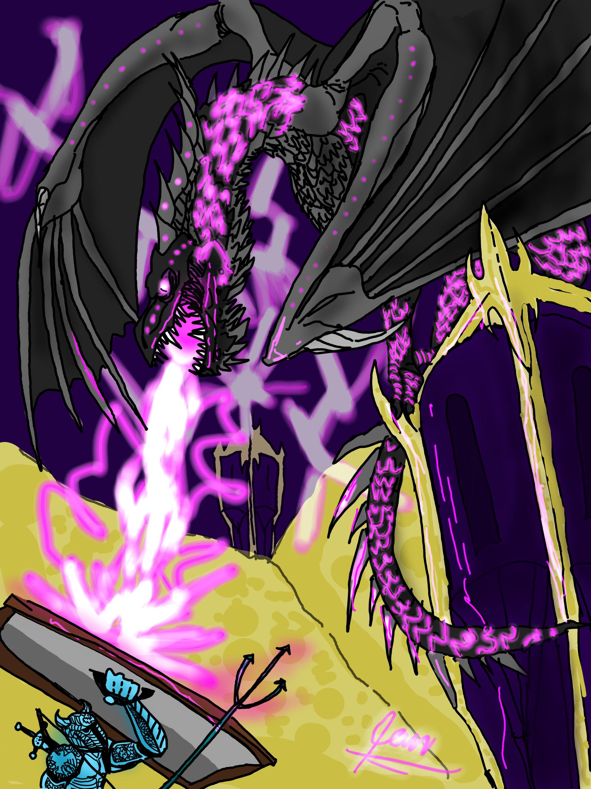 I Drew A Ender Dragon Scrolller