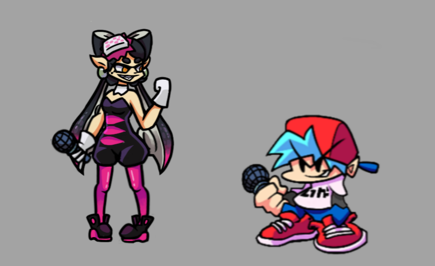 I drew Callie in FNF style | Scrolller