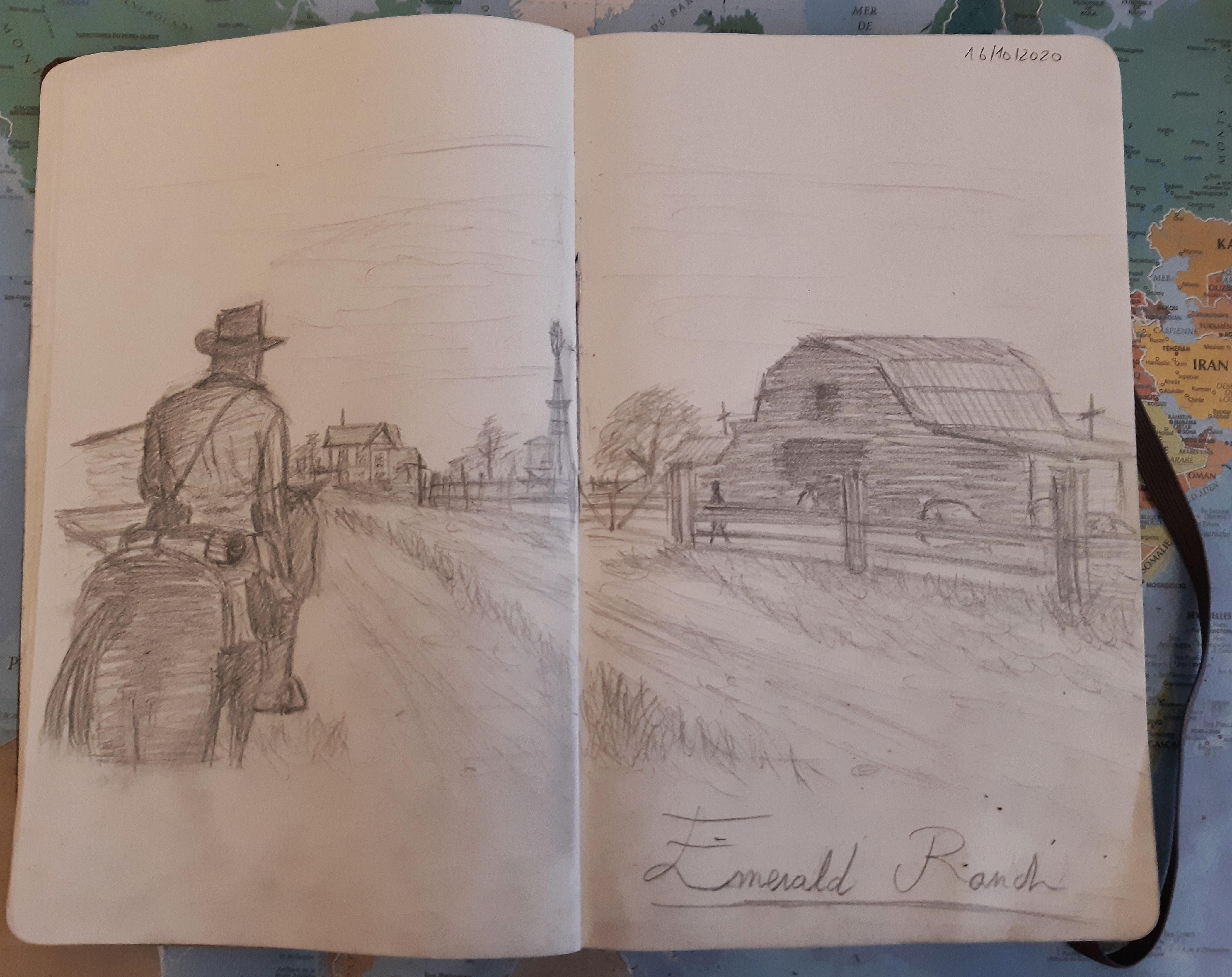 I drew Emerald Ranch in Arthur's drawing style | Scrolller