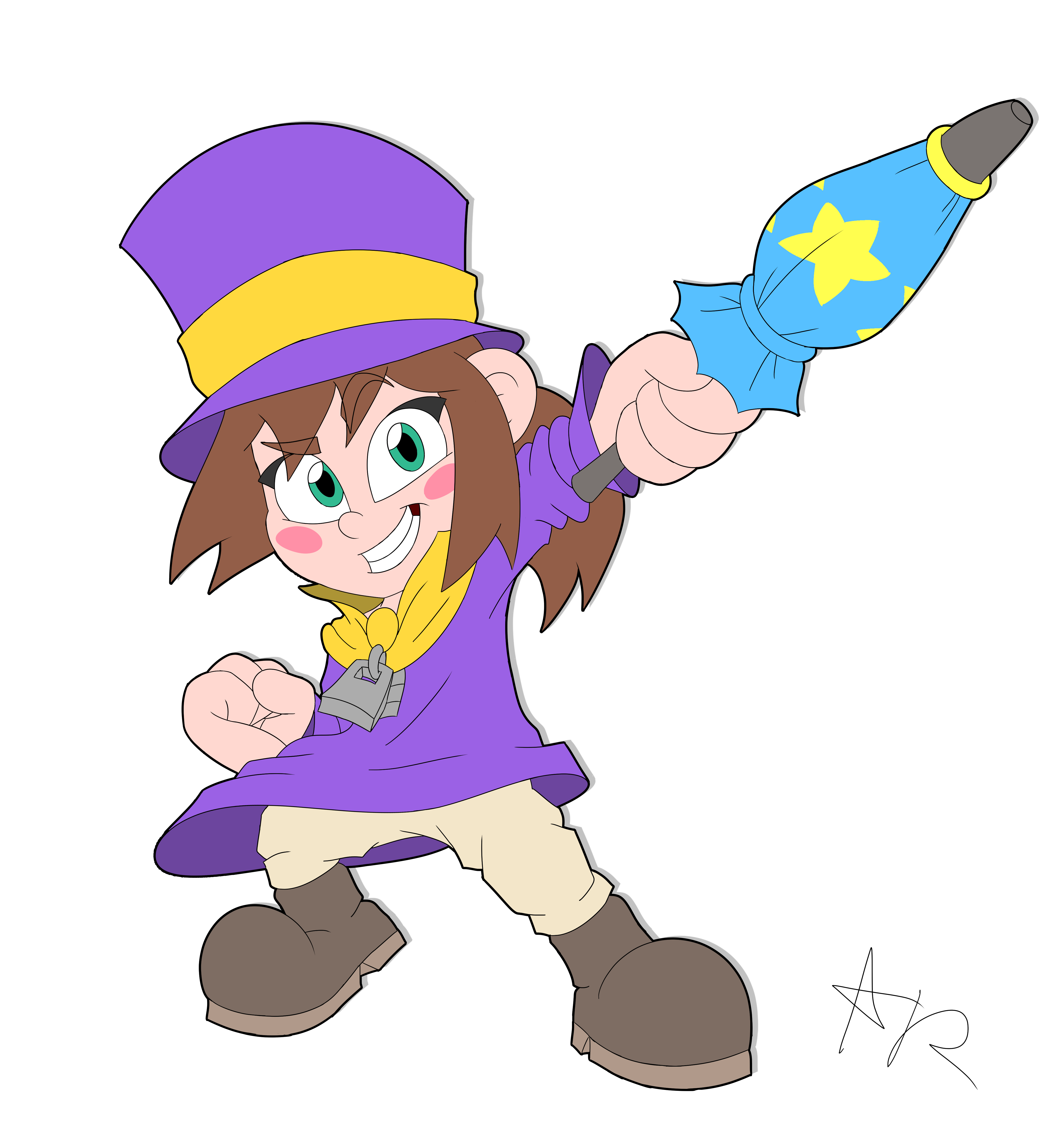 I drew Hat Kid | Scrolller