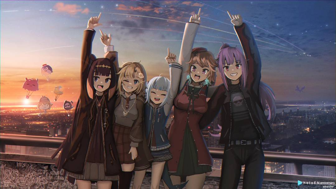 I drew Holomyth for their anniversary! | Scrolller