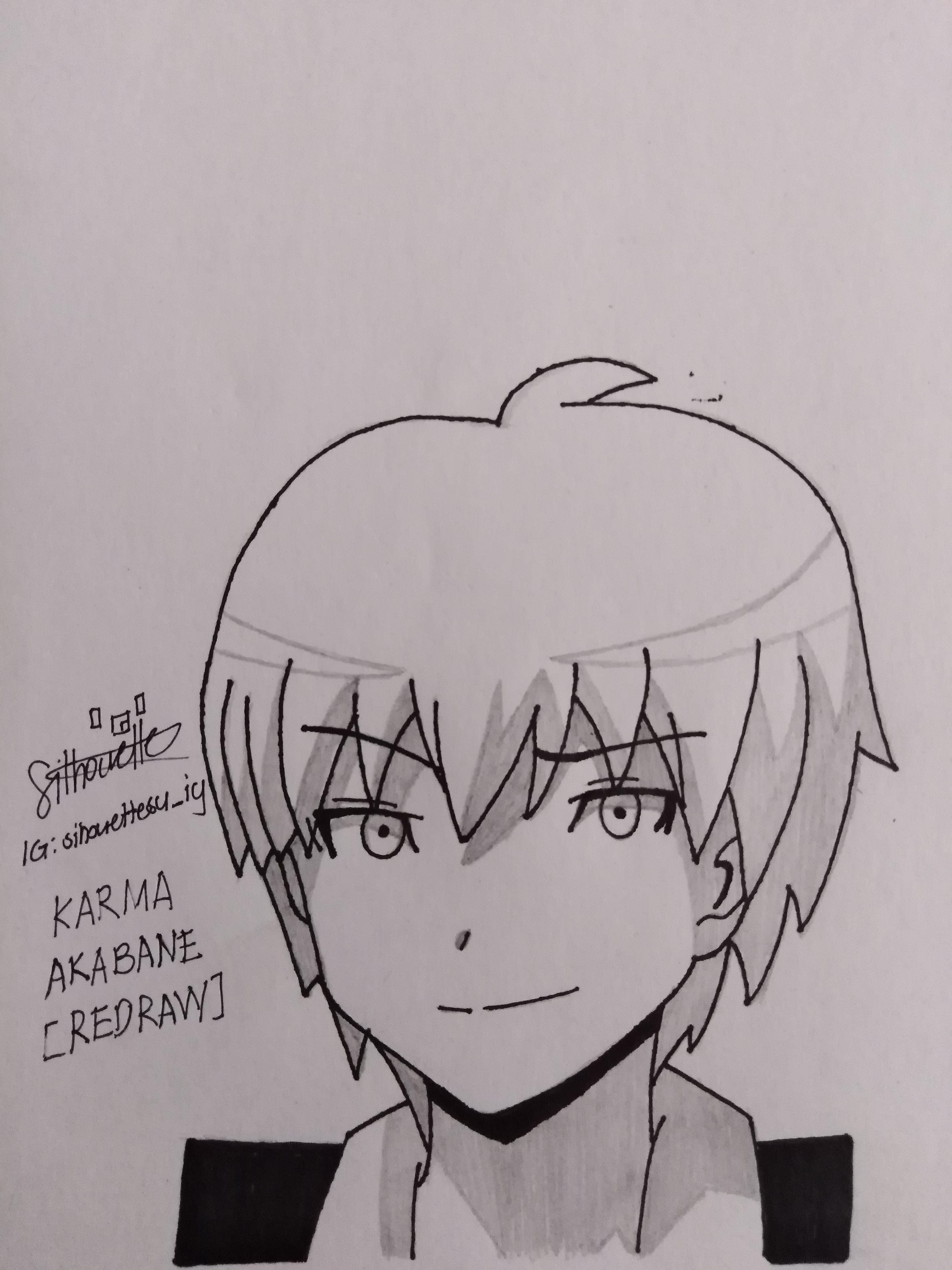 I drew "Karma Akabane" | Scrolller