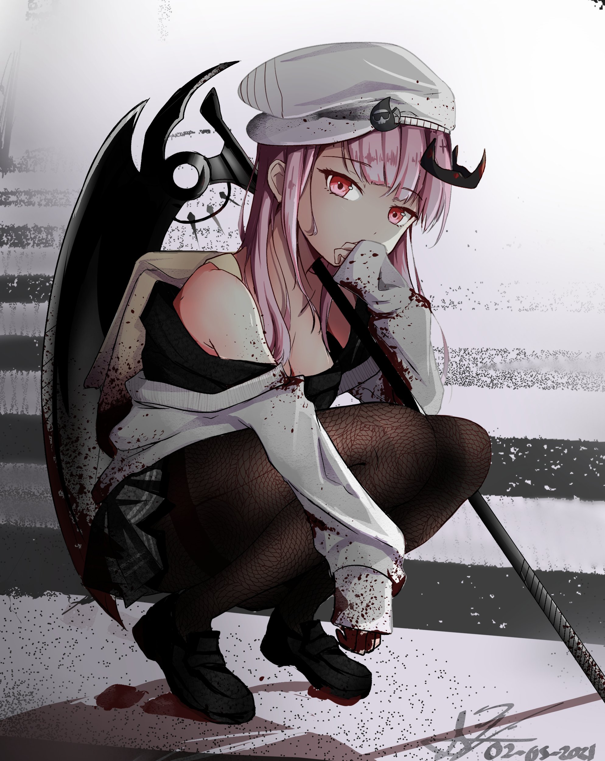 I drew Mori Calliope in Streetwear | Scrolller