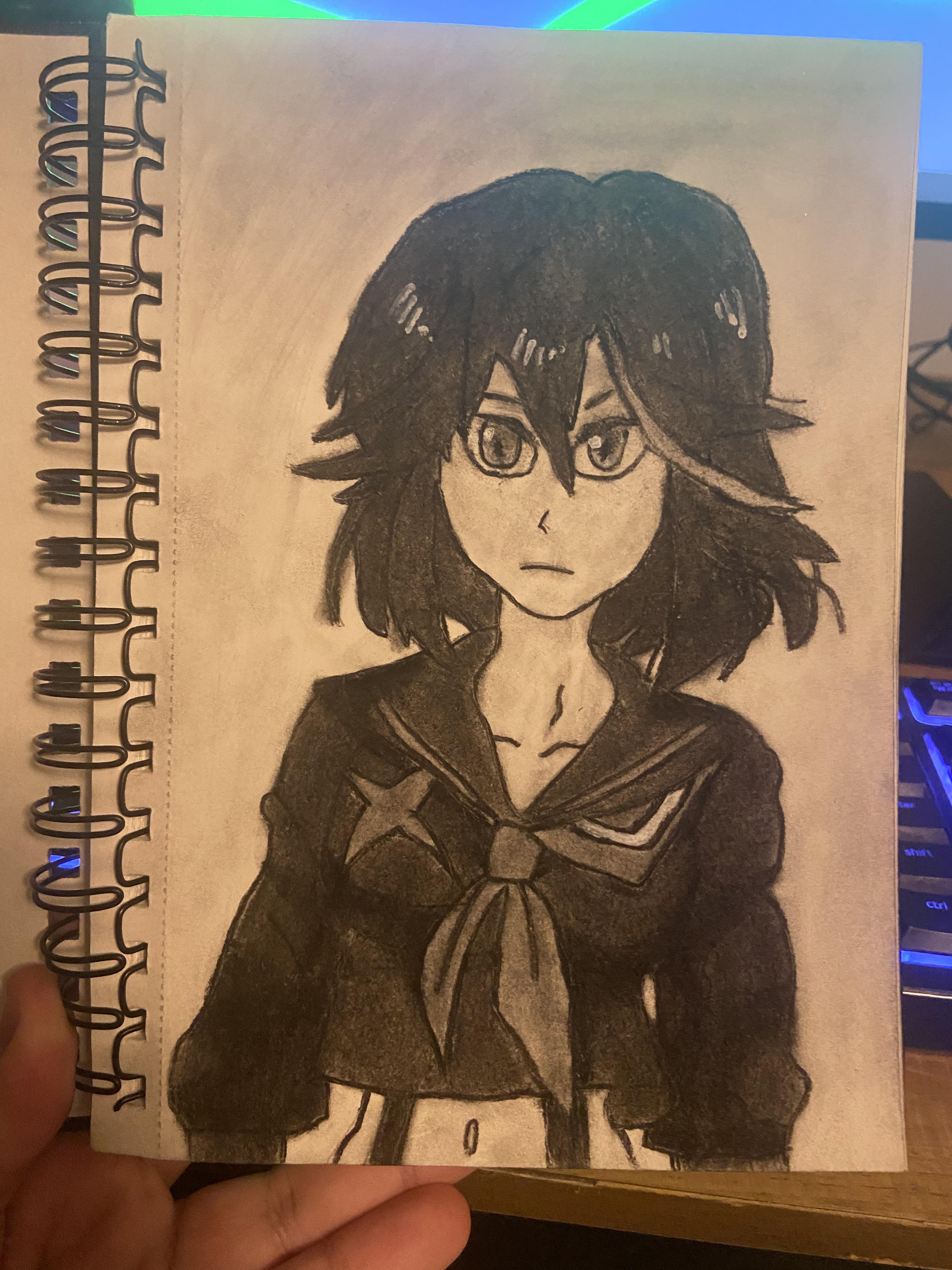 I drew Ryuko :) | Scrolller
