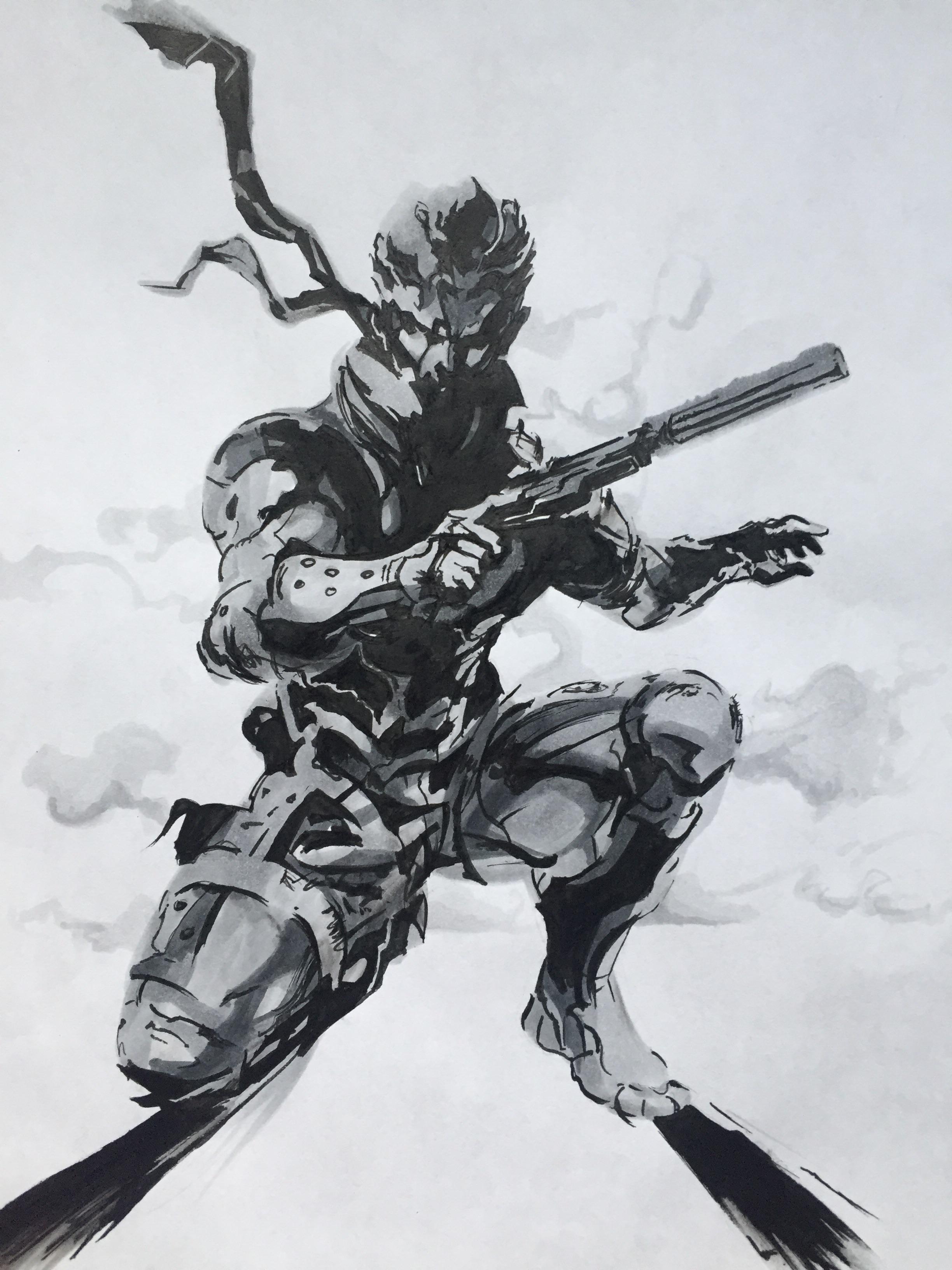 I drew Solid Snake | Scrolller