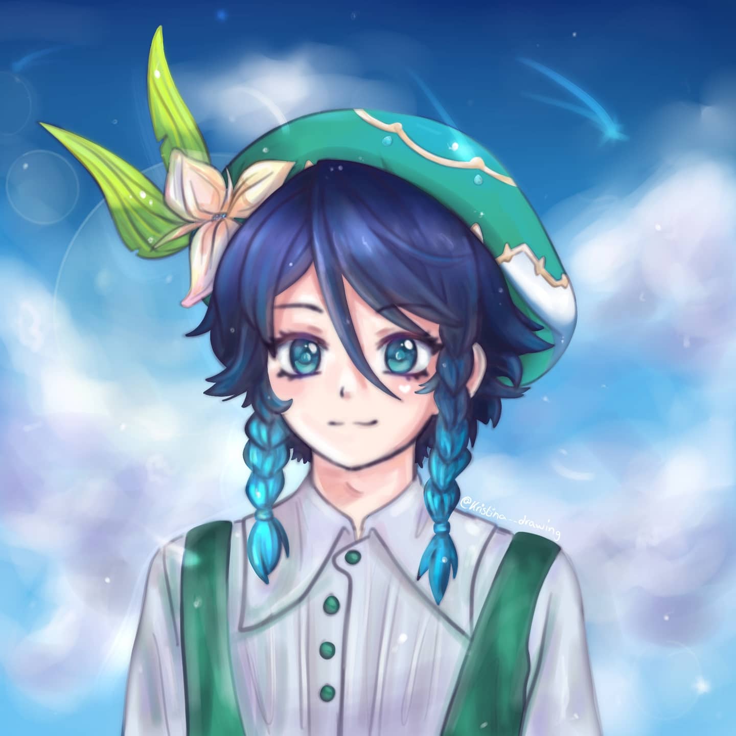 I drew Venti :D | Scrolller