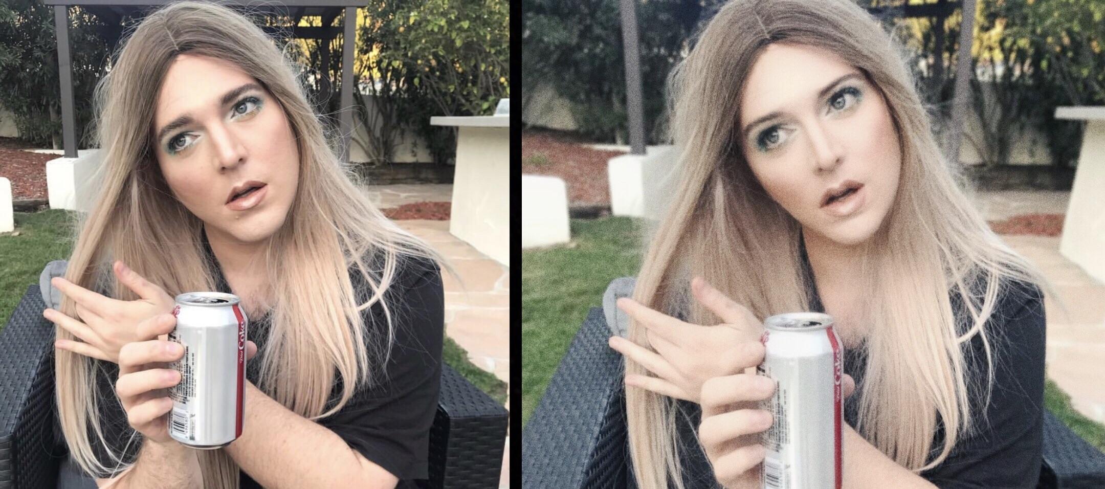 I Facetuned our kween into a Instagram baddie influencer 😂 | Scrolller