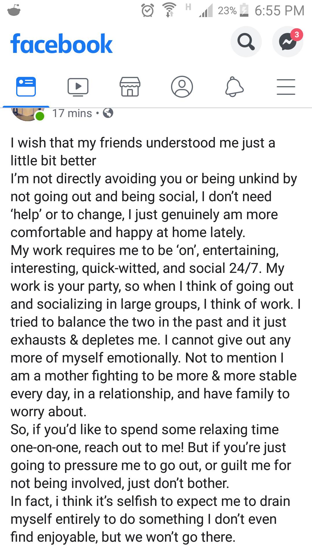 I feel this way so often but could never articulate it! Another dancer ...