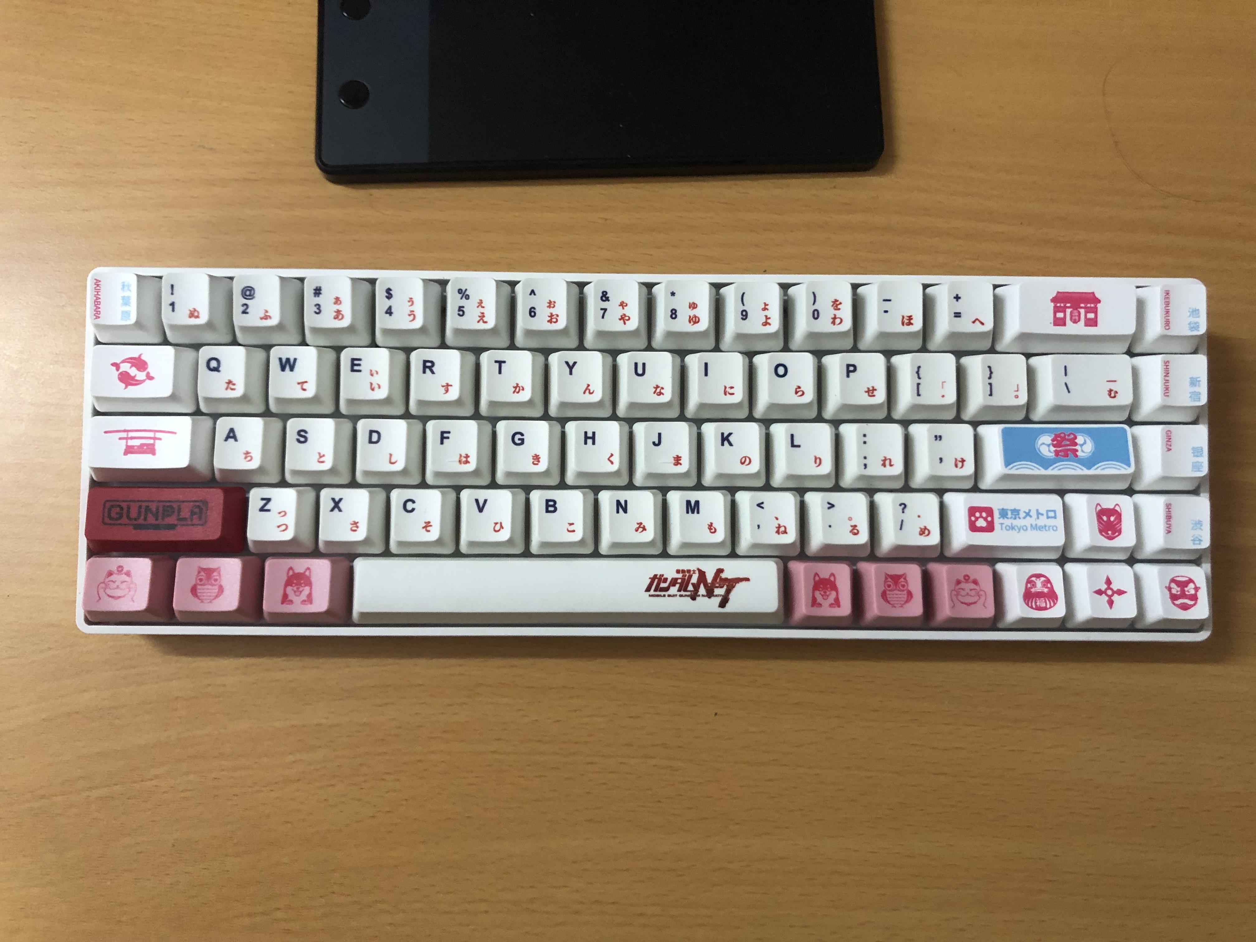 I finally finished my first ever 60$ custom keeb build yay!!!! :D | Scrolller