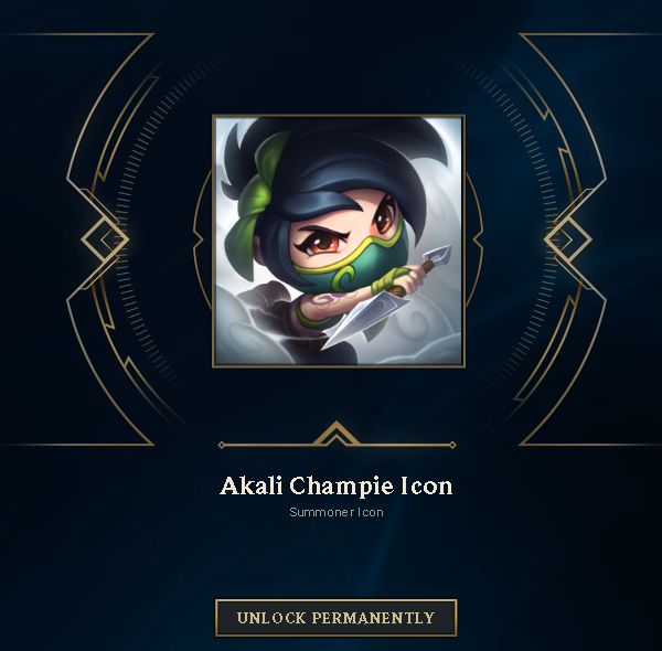 I finally got the Akali champie Icon! :D | Scrolller