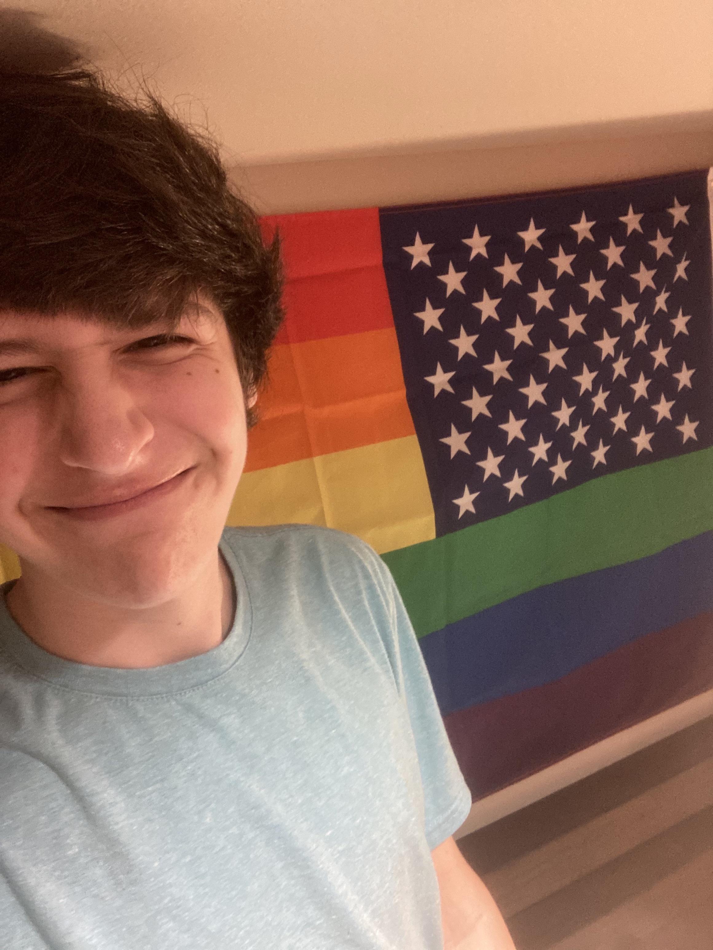 I got a pride flag I love it!! | Scrolller