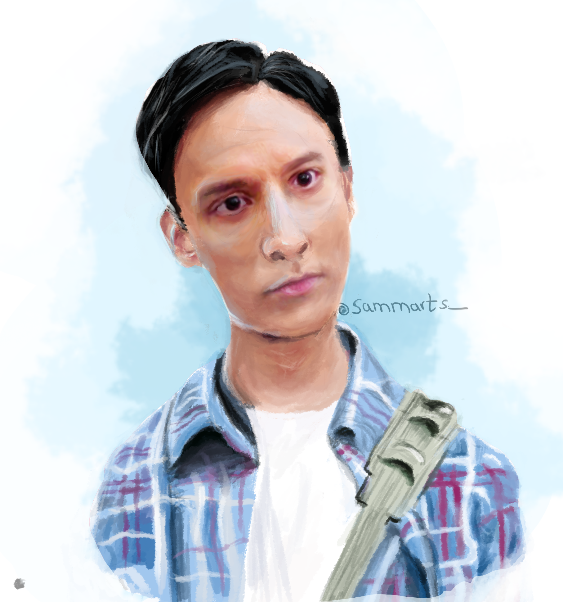 I got my first ever Drawing tablet and for my first drawing I made Abed. I am 16 btw. | Scrolller
