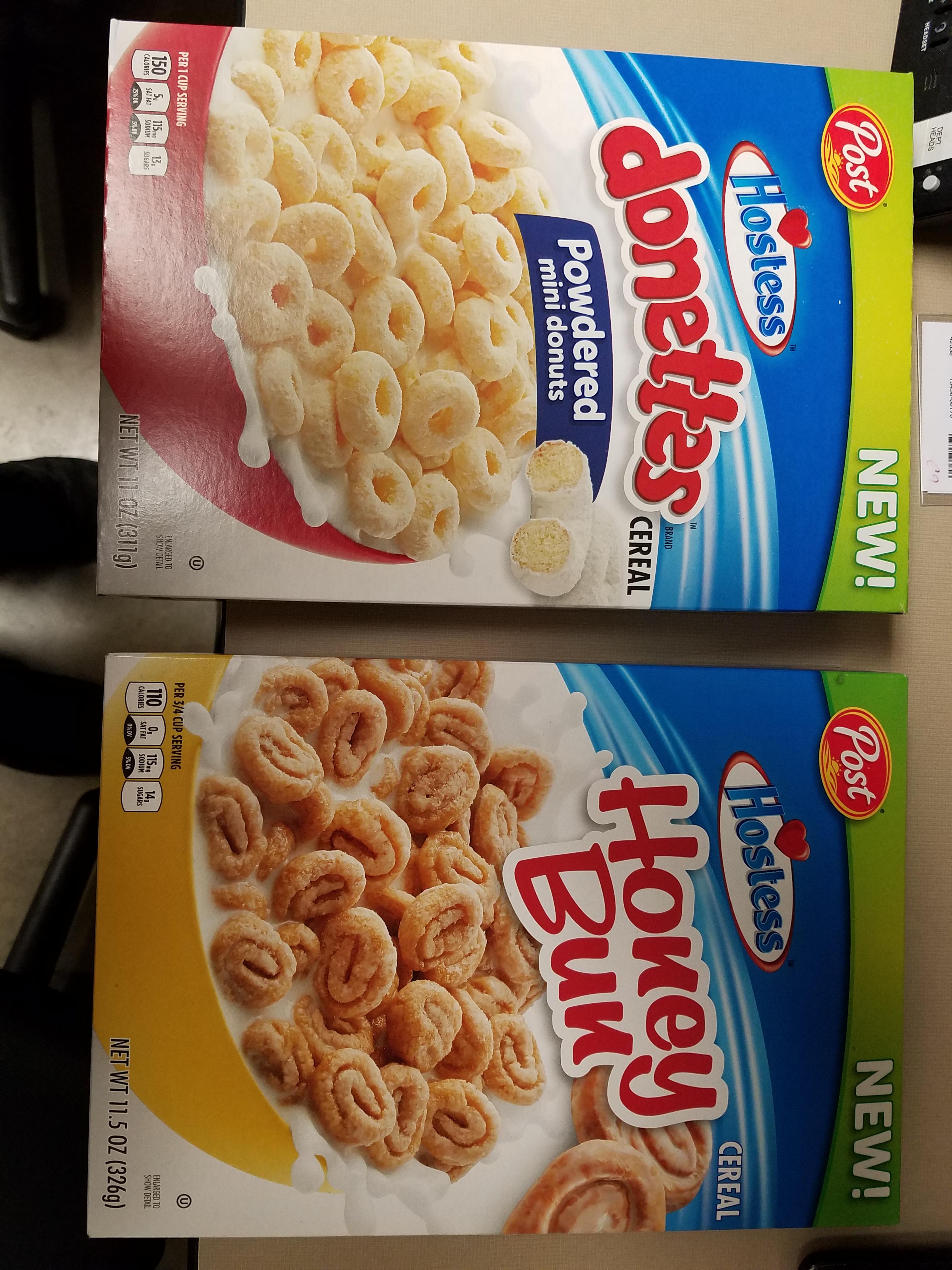 I got two new cereals in my Grocery Store that I work at. | Scrolller