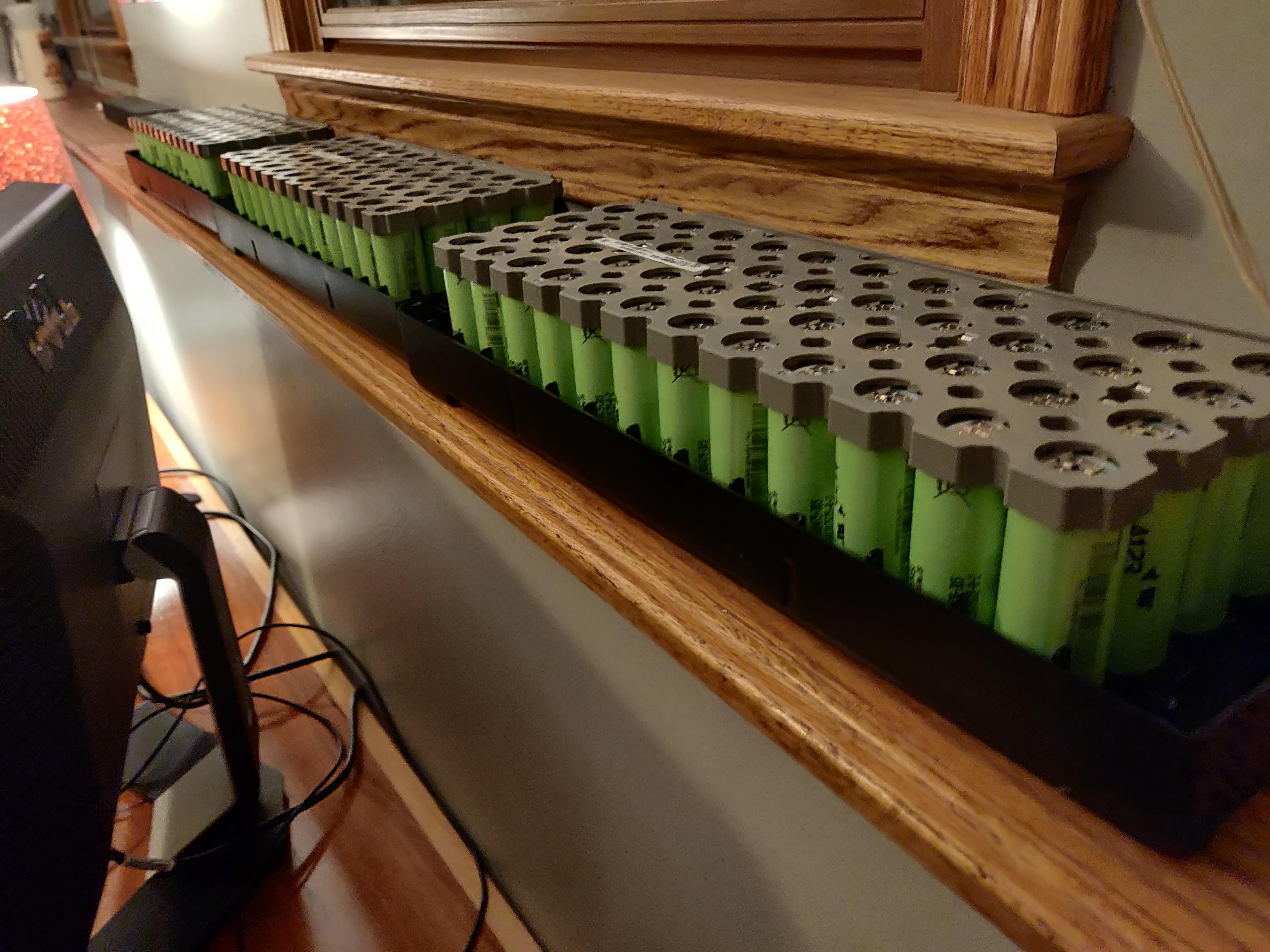 Stacks of large cylindrical Li-ion cells. | Scrolller