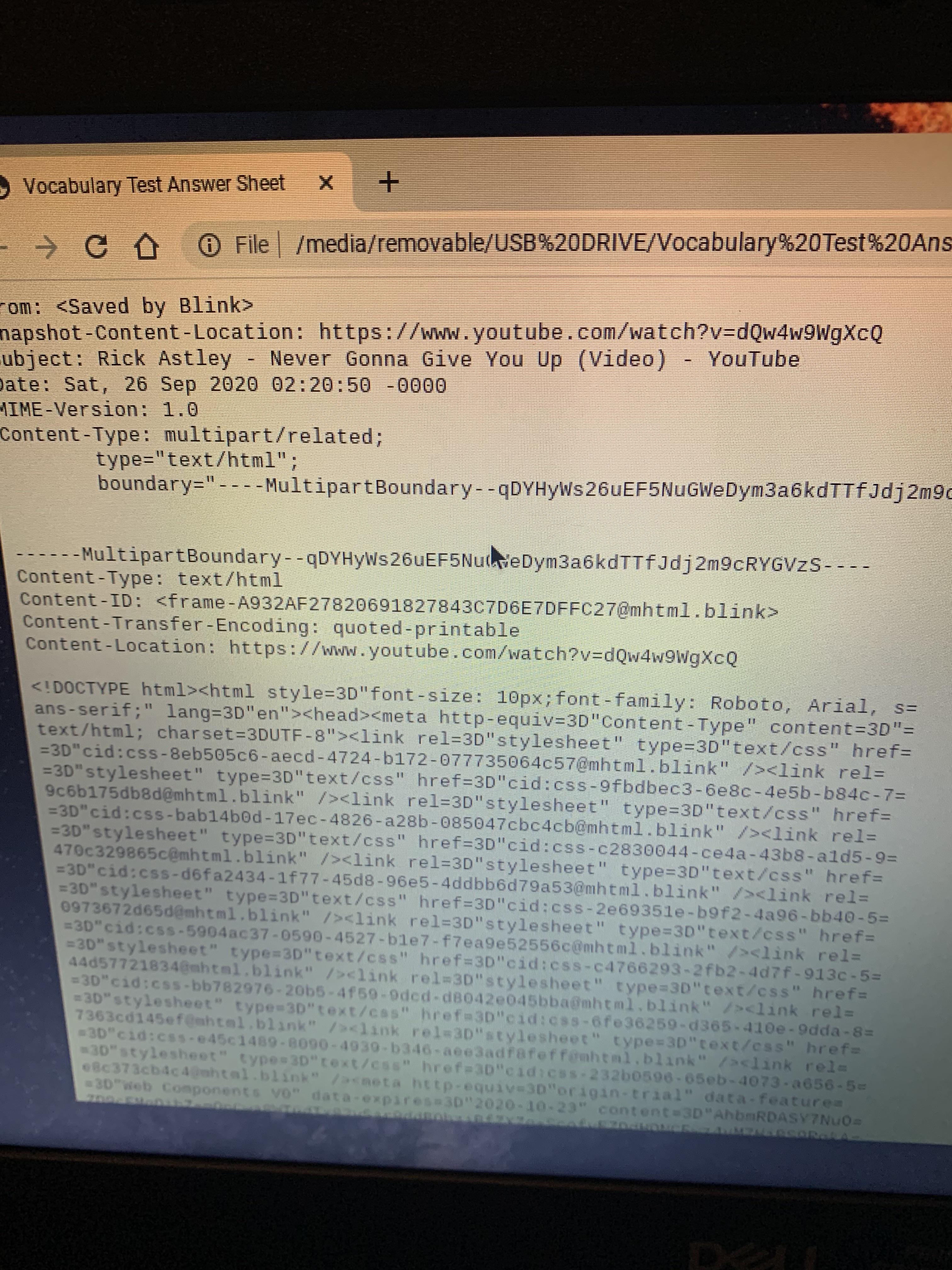 I just got Rick Rolled by code smh | Scrolller