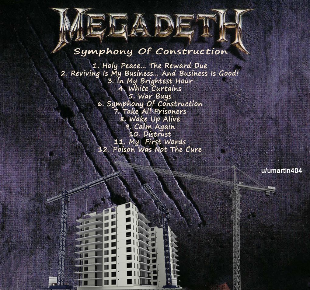 I ""leaked"" the new Metallica album before, here is the next Megadeth album leaked! Had a blast ...