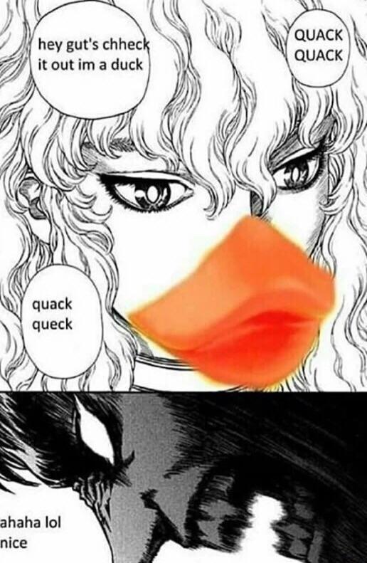 I love how this pannel depicts Guts and Griffith friendship. | Scrolller