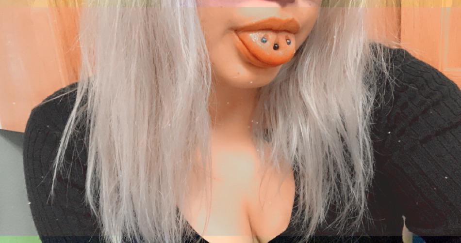 I love my tongue rings 💜💜 | Scrolller