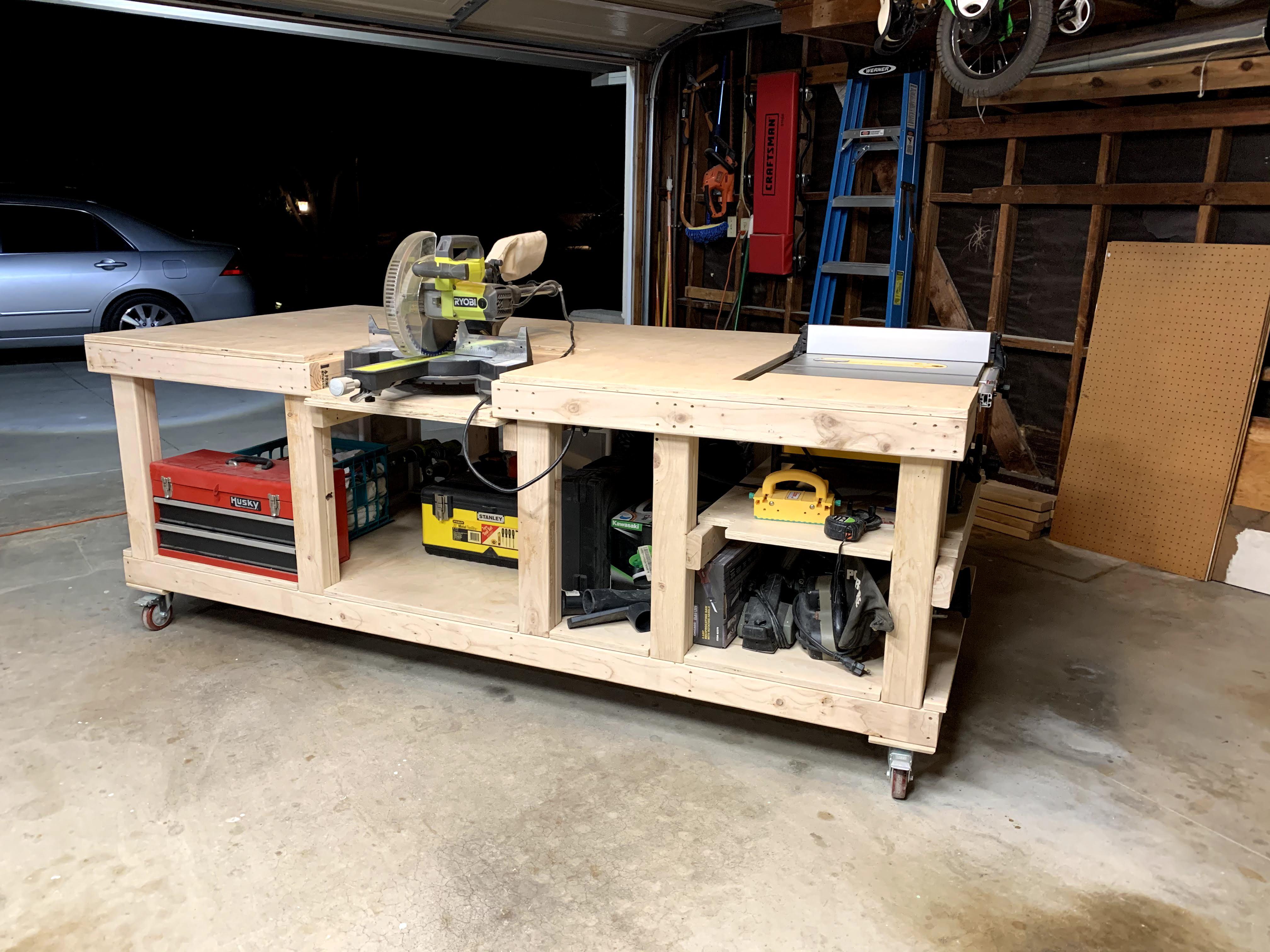 I made a Big F'ing Workbench | Scrolller