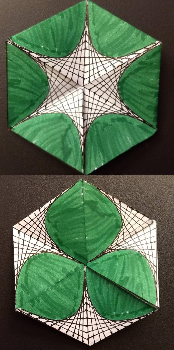I made a cool hexaflexagon design! | Scrolller